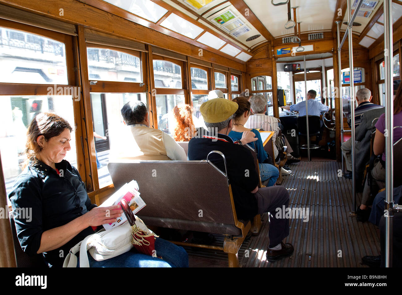 Inside trolley hi-res stock photography and images - Alamy