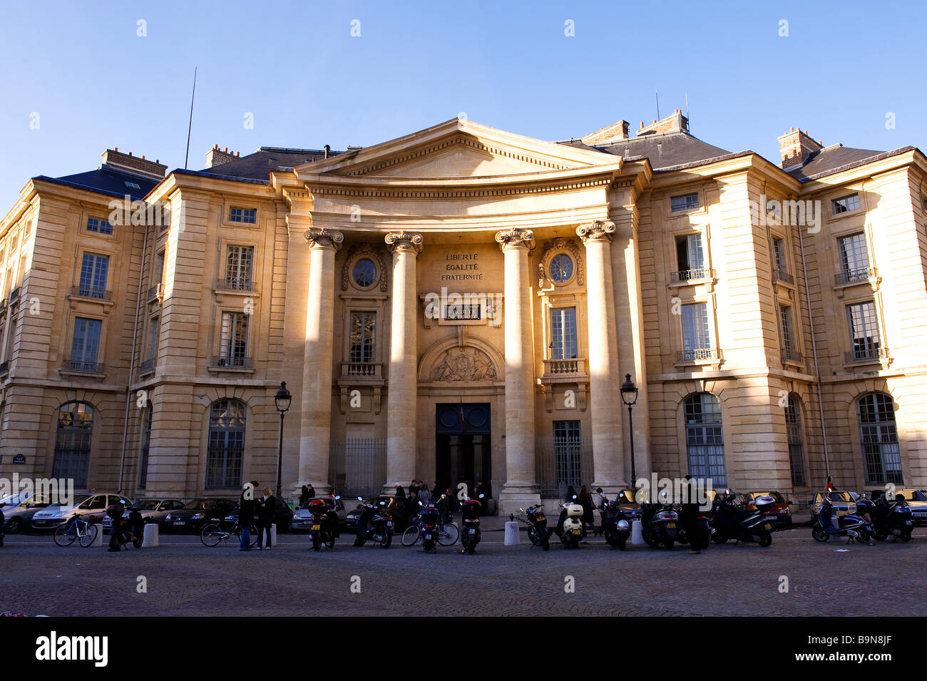 France, Paris, the Place du Pantheon (Pantheon square) , headquarters ...
