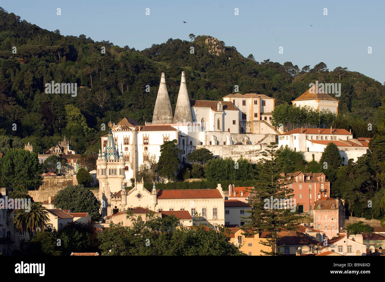 Portugal, Centro region, Sintra, Sintra National Palace, classified as ...