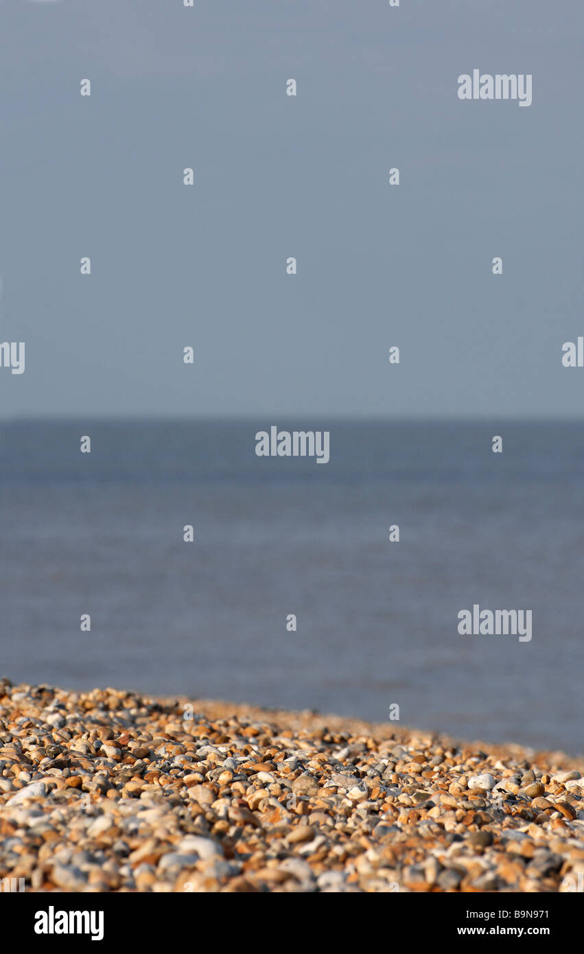pebbles sea and sky whitstable Kent uk Stock Photo - Alamy