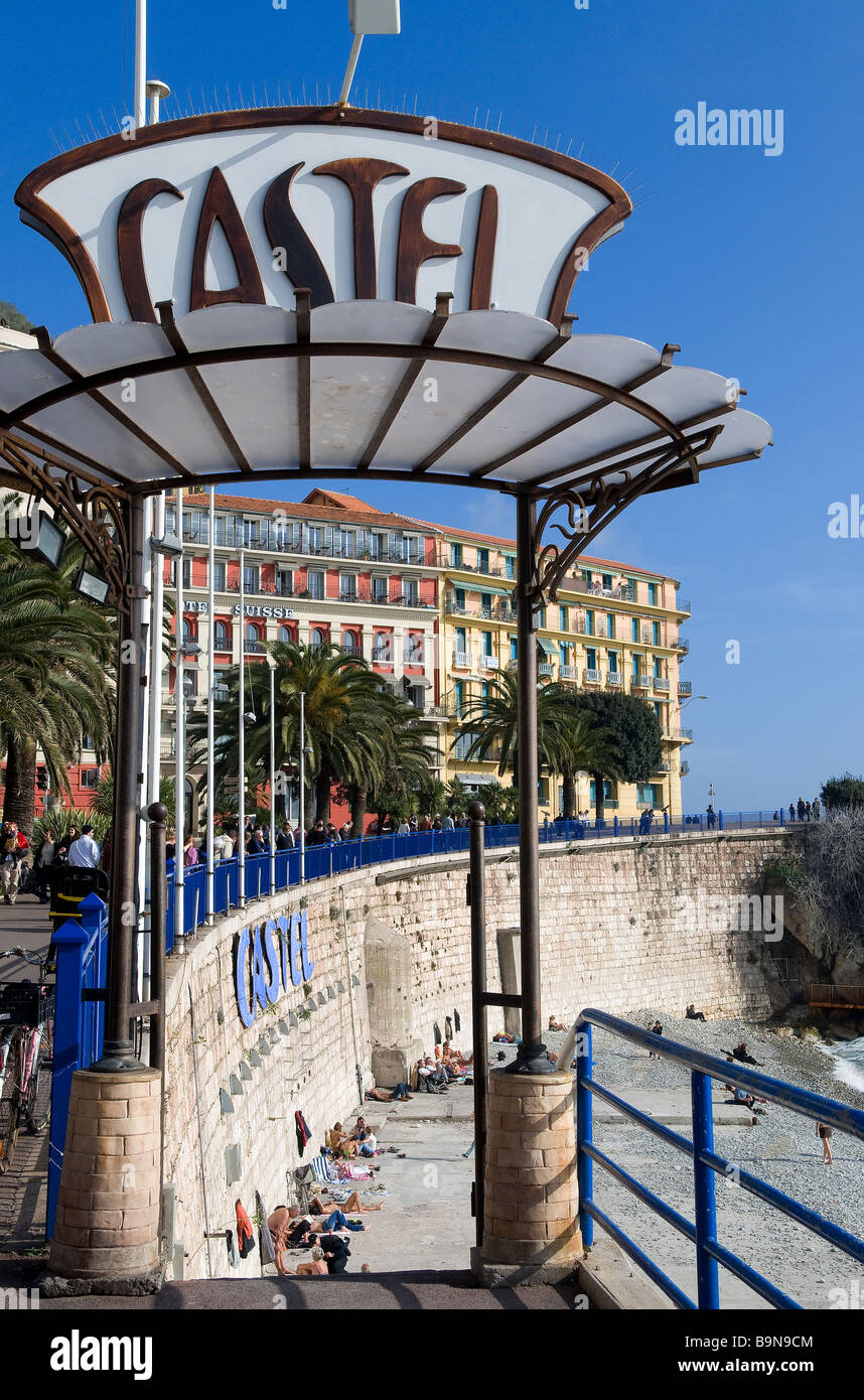 France, Alpes Maritimes, Nice, the seafront Stock Photo - Alamy