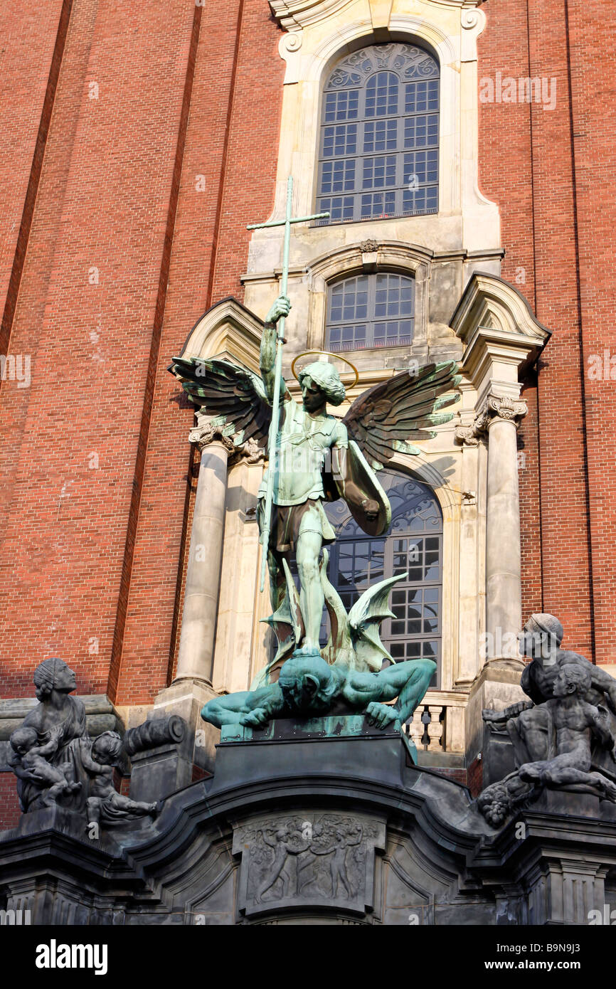 St michael baroque sculpture hi-res stock photography and images - Alamy
