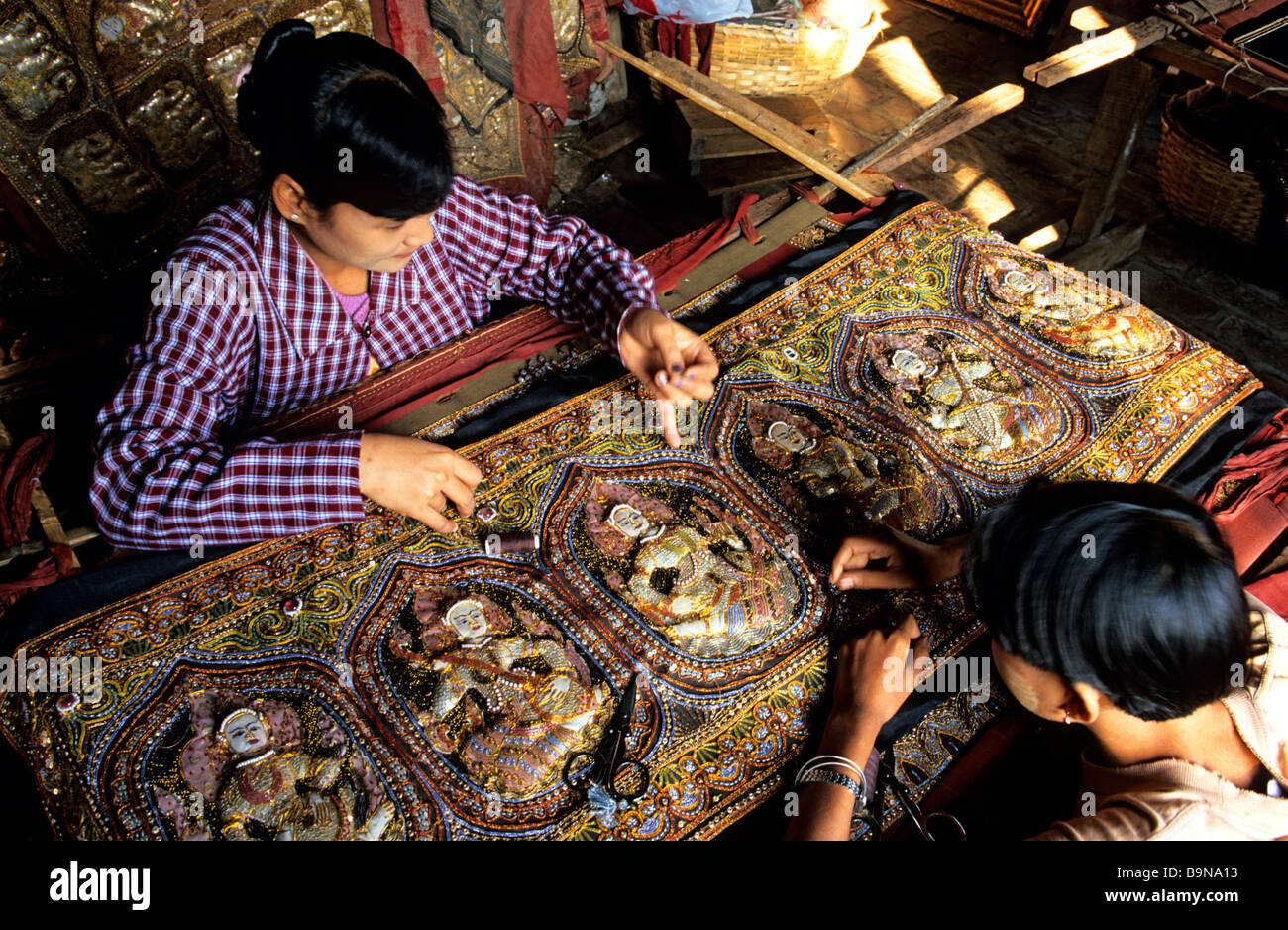 Myanmar (Burma), Mandalay Division, Mandalay City, shwegyido (golden ...