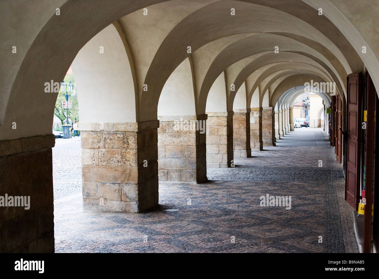 Medieval archway in Prague, Czech republic Stock Photo - Alamy