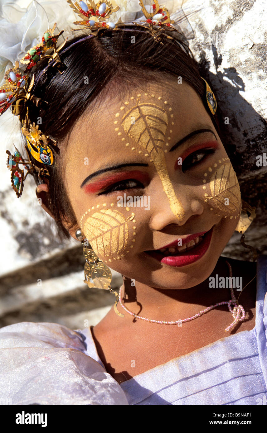 Myanmar (Burma), tanaka protects skin against sun and is used as ...