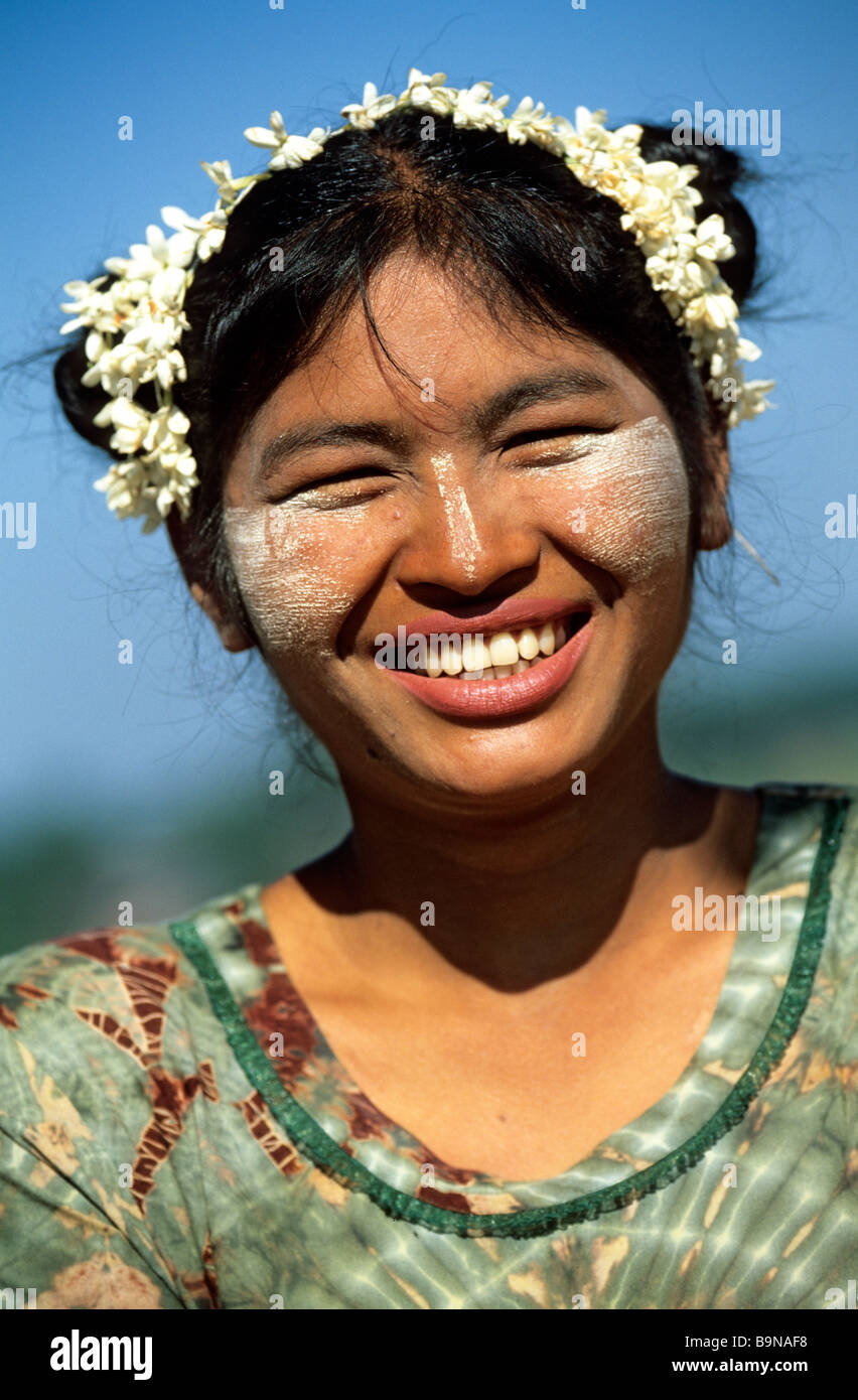 Myanmar (Burma), tanaka protects skin against sun and is used as ...