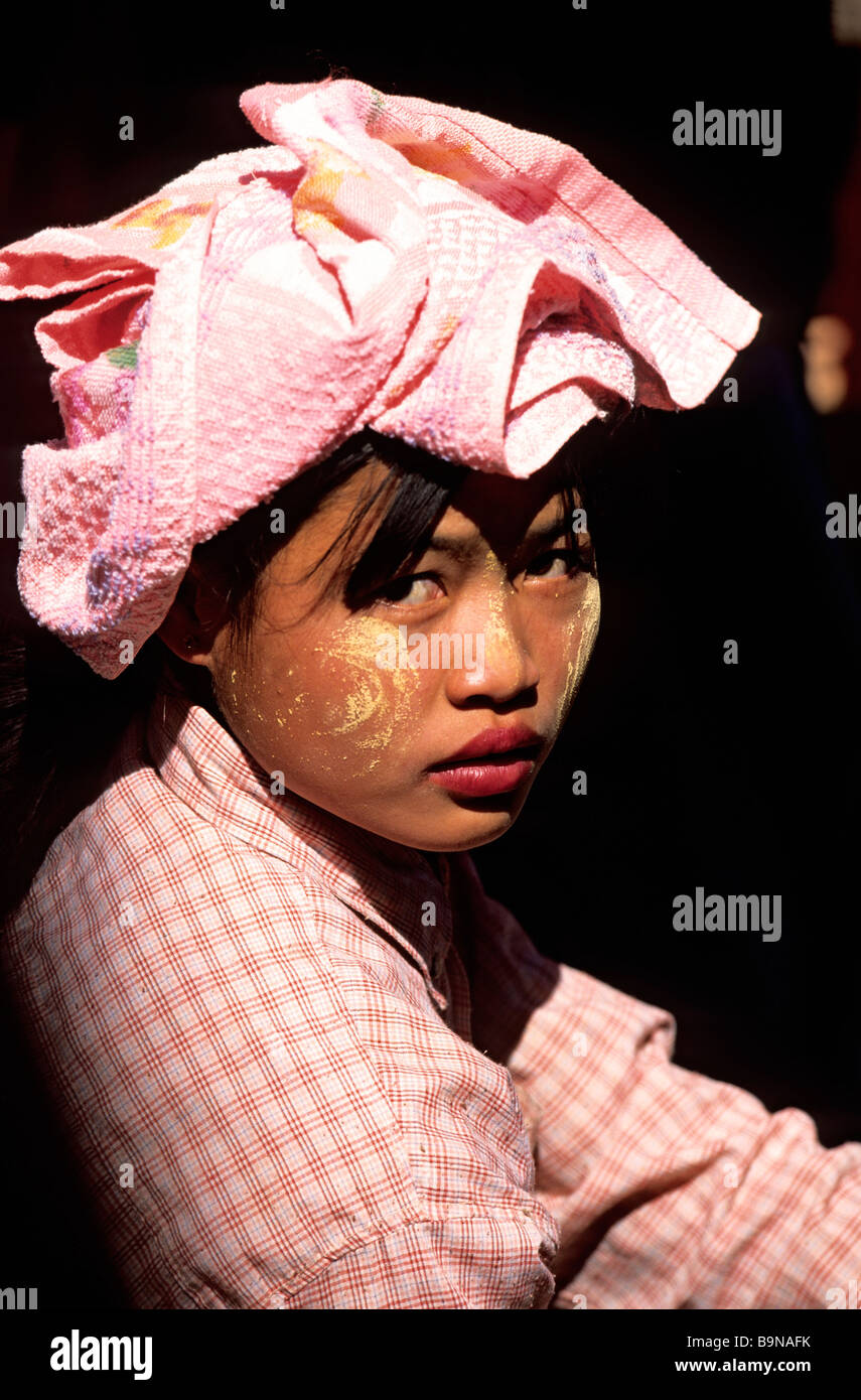 Myanmar (Burma), tanaka protects skin against sun and is used as ...