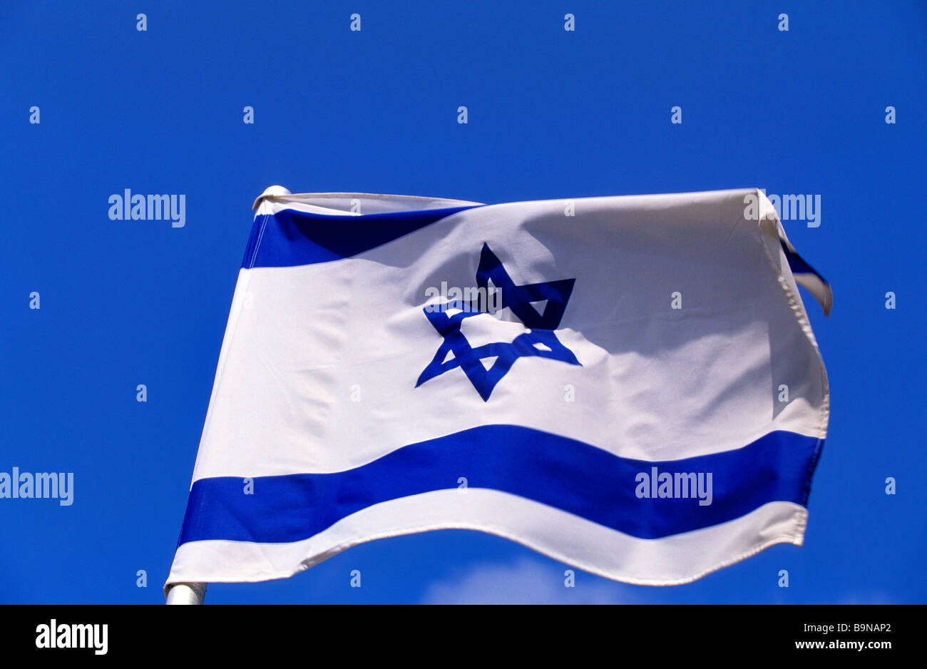 Israel, israeli flag Stock Photo - Alamy