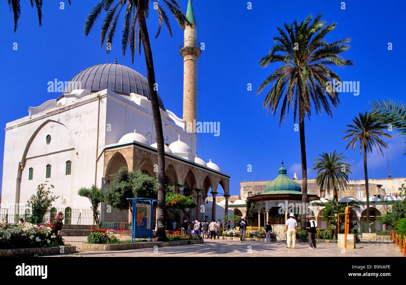 Israel, Acre (Akko), El Jazzar mosque, old city Stock Photo - Alamy