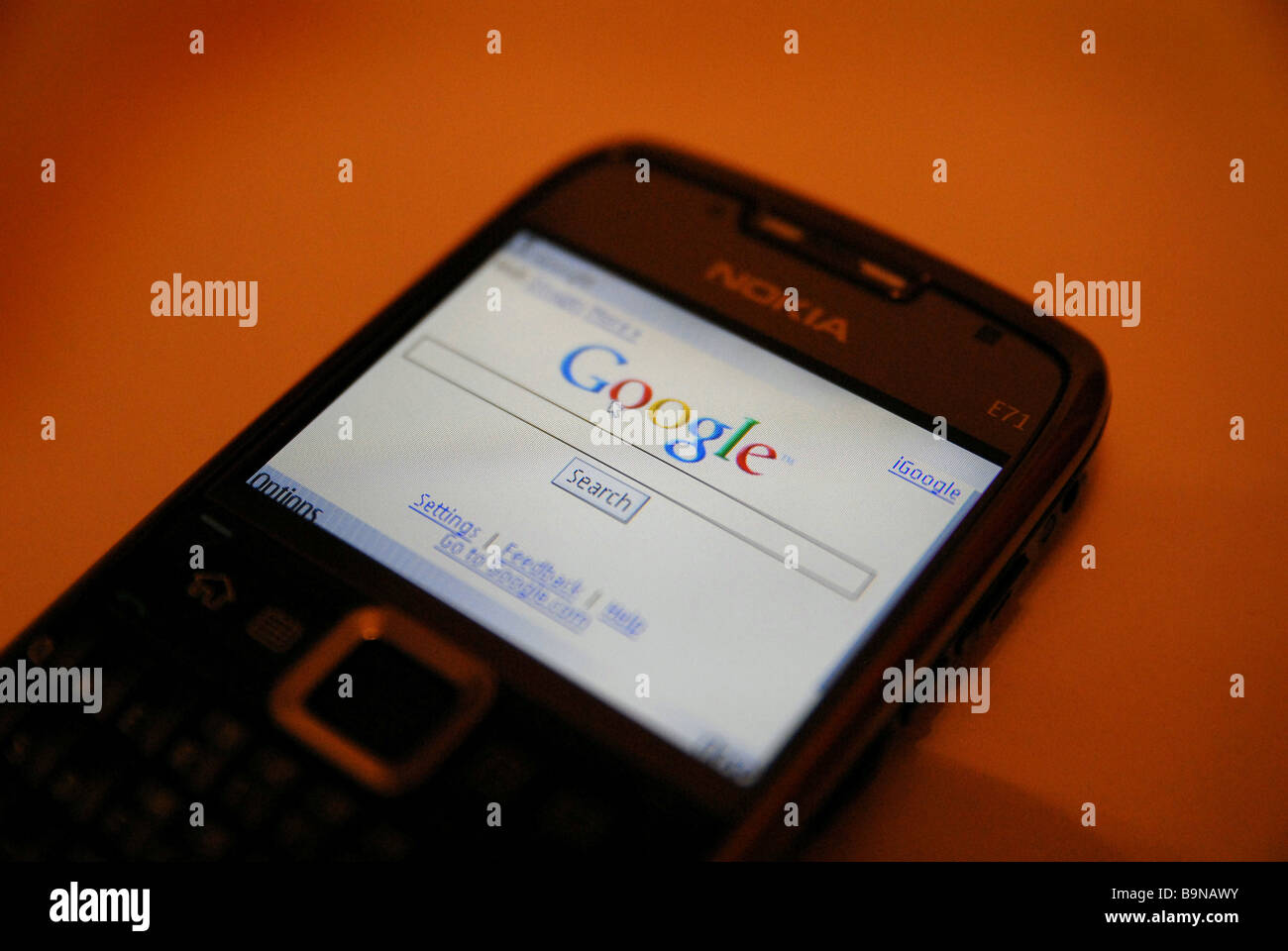 Nokia google mobile phone device 3g hi-res stock photography and images ...