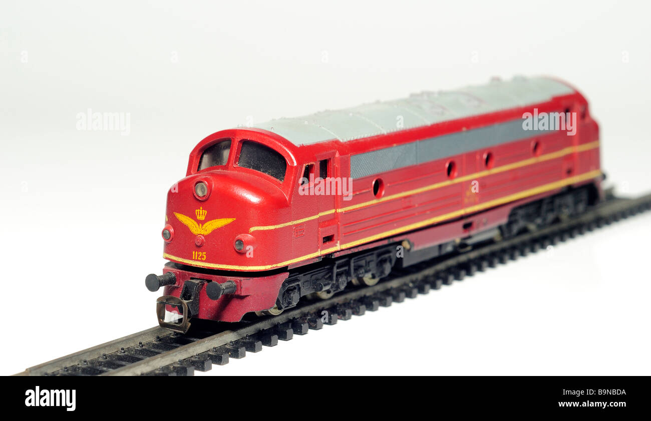 diesel locomotive engine model railway cut out still life detail Stock ...