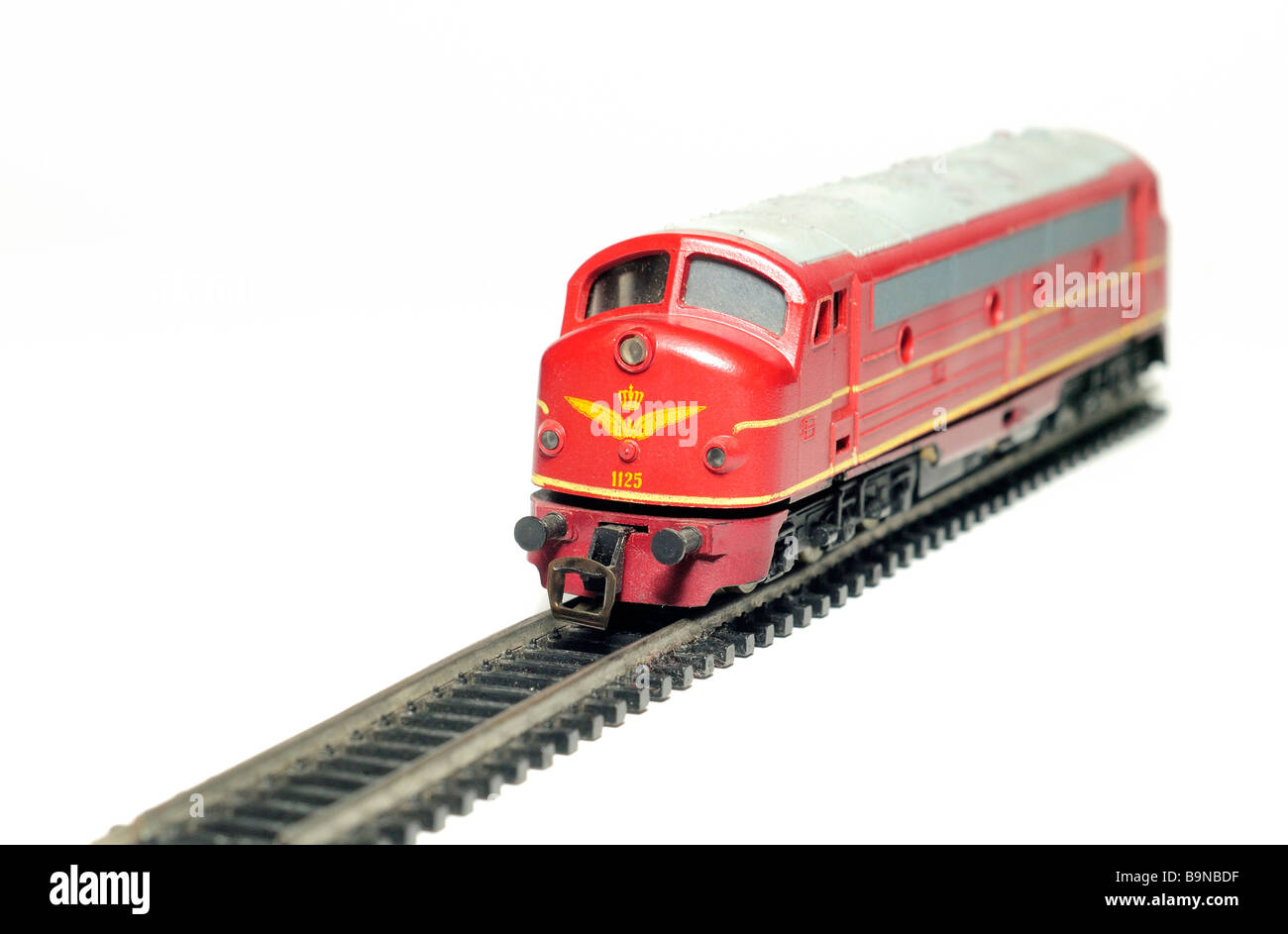 diesel locomotive engine model railway cut out still life detail Stock ...