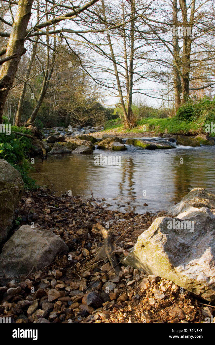River Sid at Sidmouth in Devon Stock Photo - Alamy