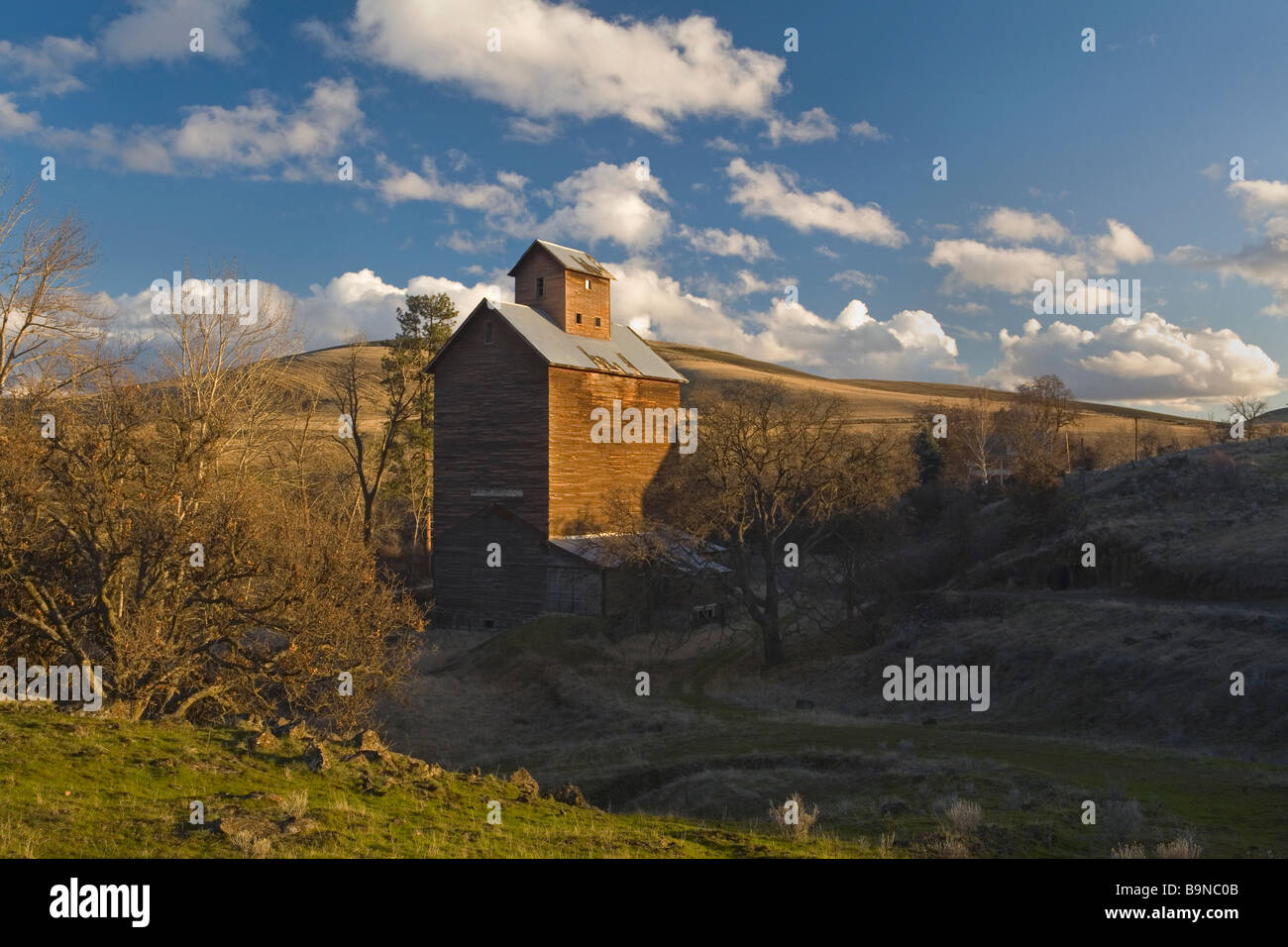 Boyd, Oregon Grain Tower Stock Photo - Alamy