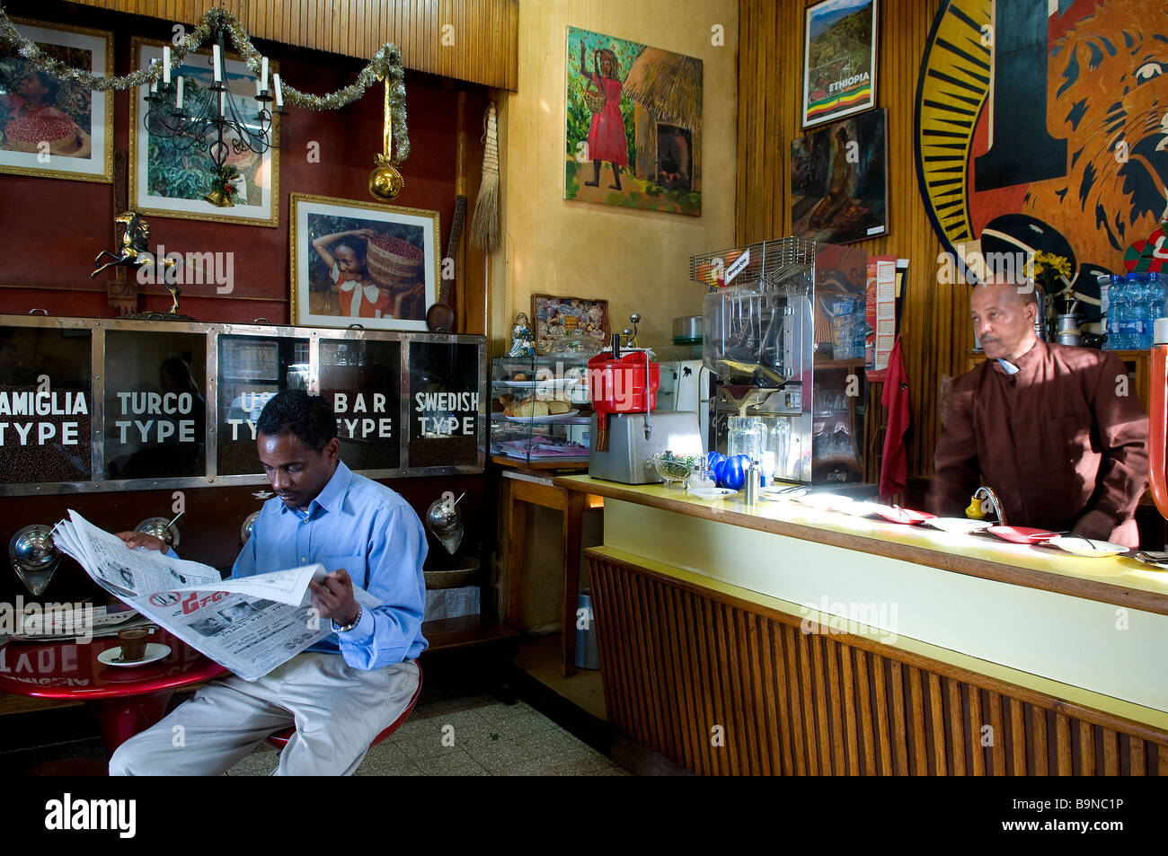 Ethiopia tomoca coffee addis hi-res stock photography and images - Alamy