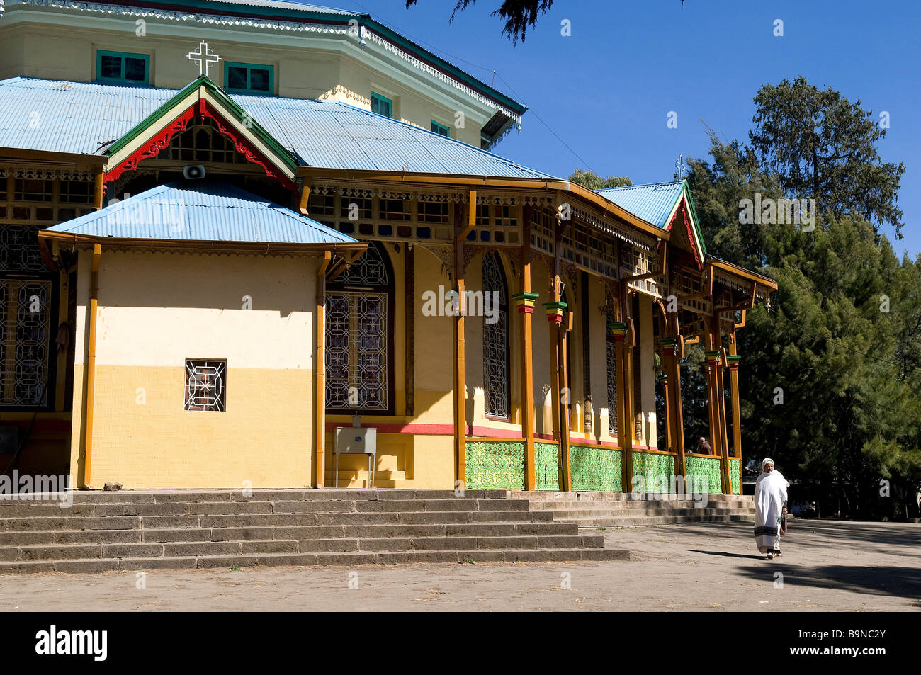 Ethiopia, Addis Ababa, the church of Saint Gabriel Stock Photo - Alamy