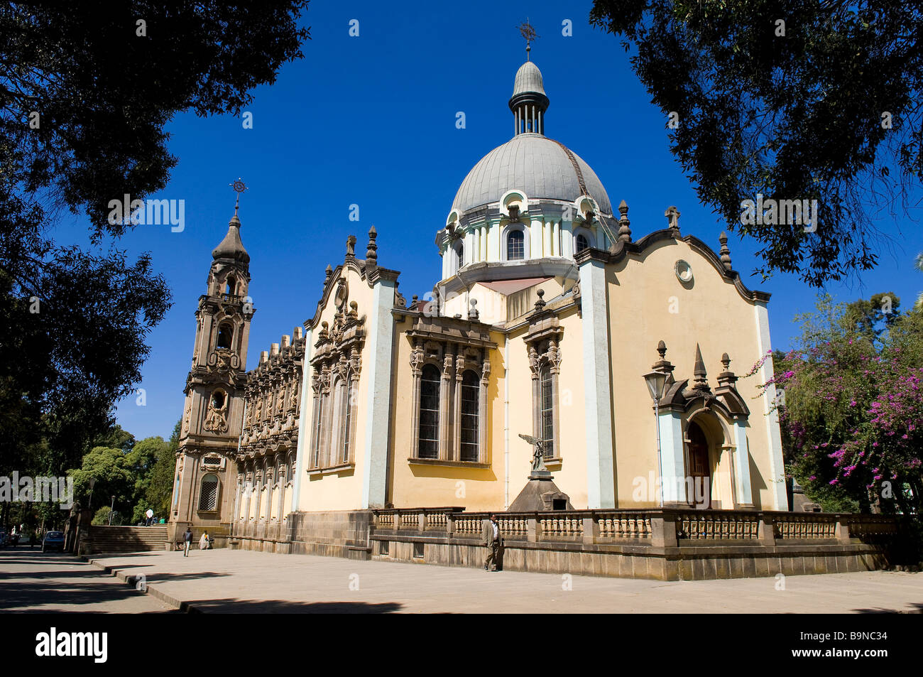 Ethiopia, Addis Ababa, the Cathedral of the Holy Trinity Stock Photo ...