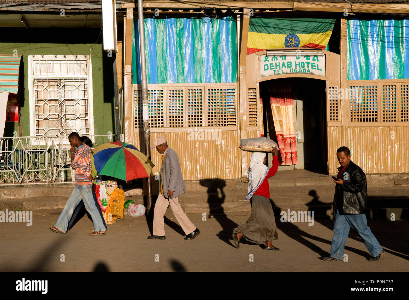 Ethiopia, Addis Ababa, the area around Piazza Stock Photo - Alamy