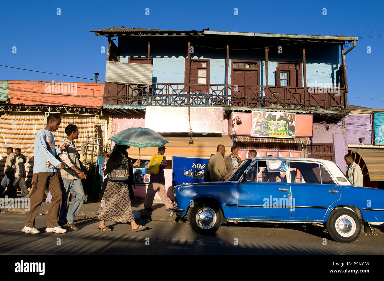 Ethiopia, Addis Ababa, the area around Piazza Stock Photo - Alamy