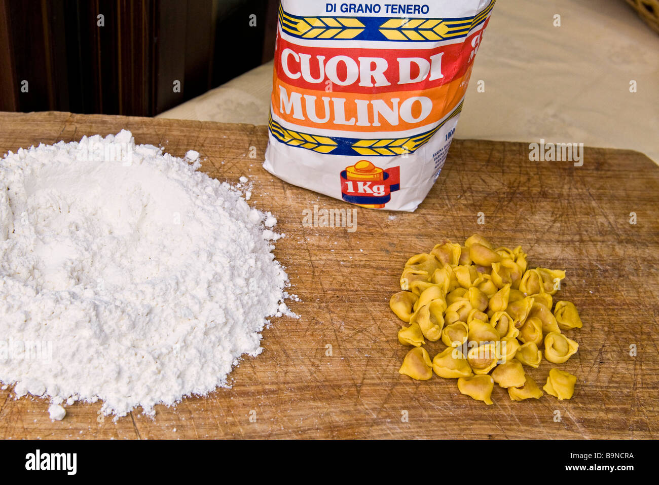 Preparing the tortellini Castelfranco Emilia Modena Italy Stock Photo ...