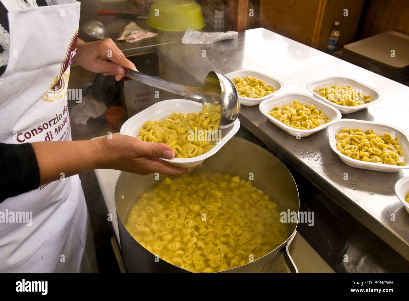 Tortellini in Broth Castelfranco Emilia Modena Italy Stock Photo - Alamy