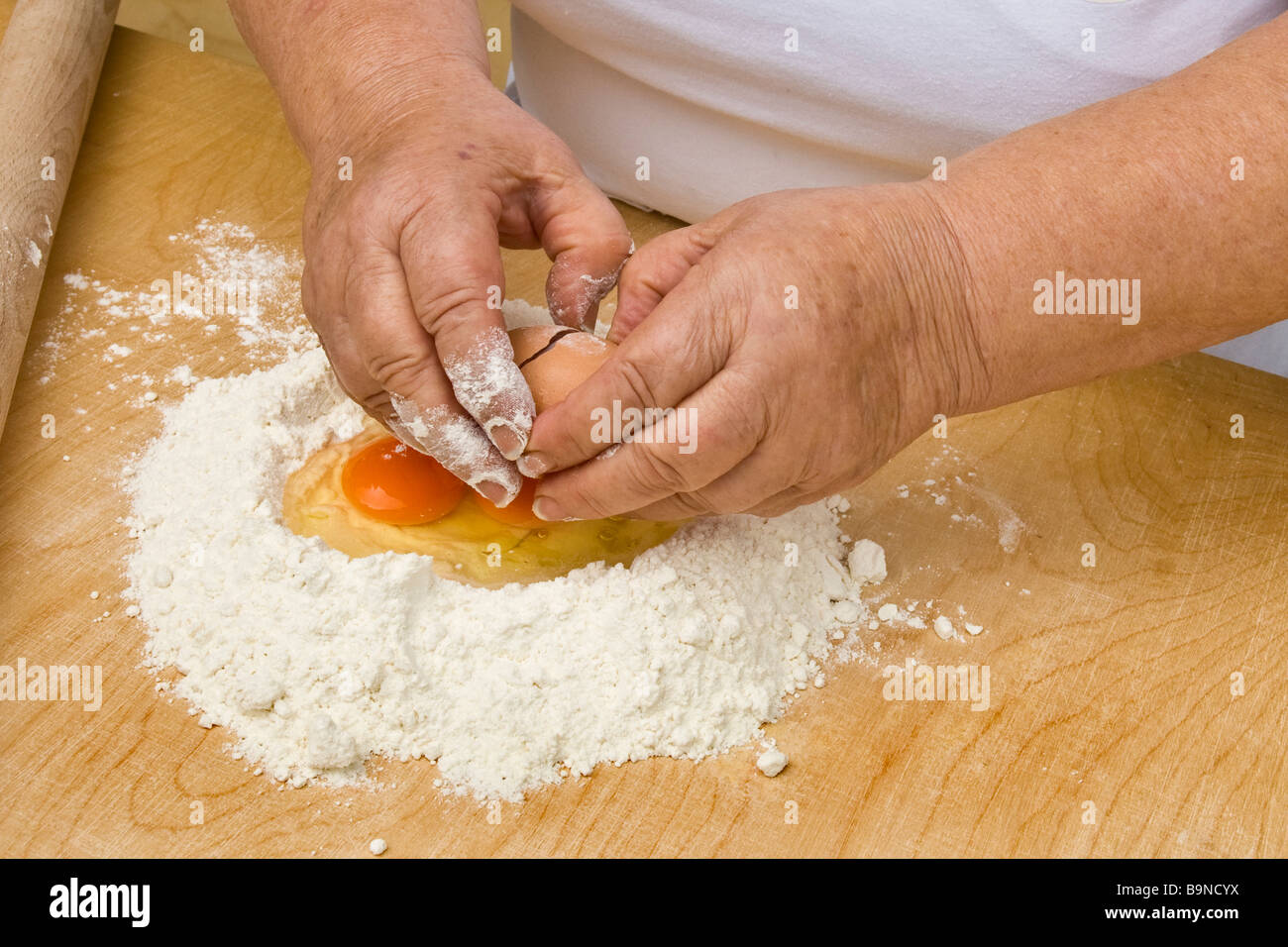 Preparing the tortellini Castelfranco Emilia Modena Italy Stock Photo ...