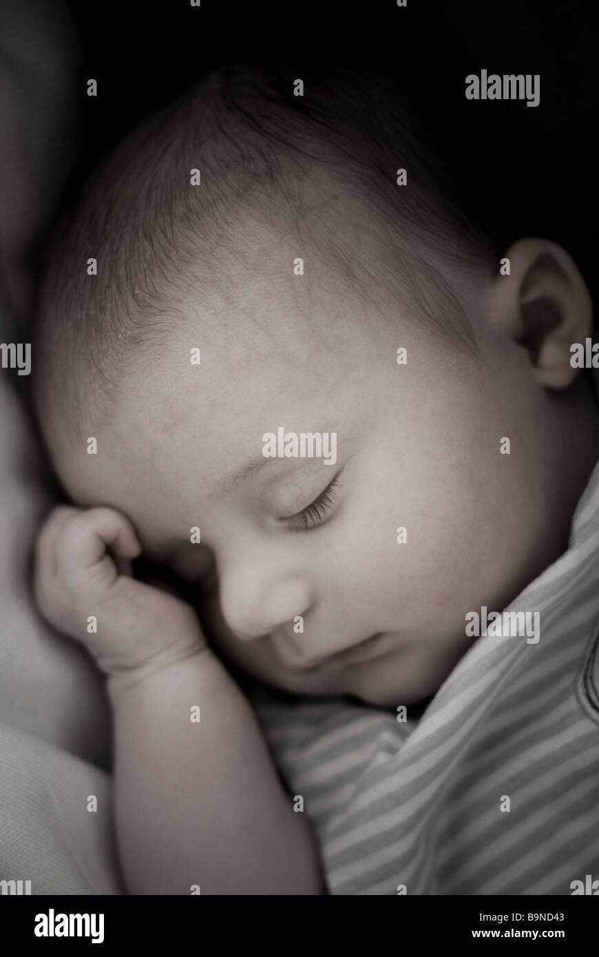 Babys face close up hi-res stock photography and images - Alamy