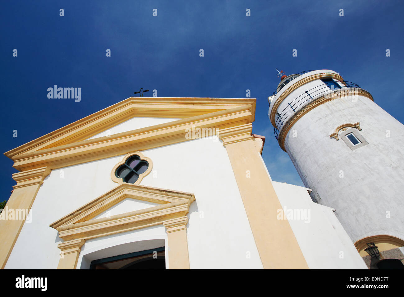 Chapel Of Our Lady Guia and Guia Lighthouse, Macau Stock Photo - Alamy