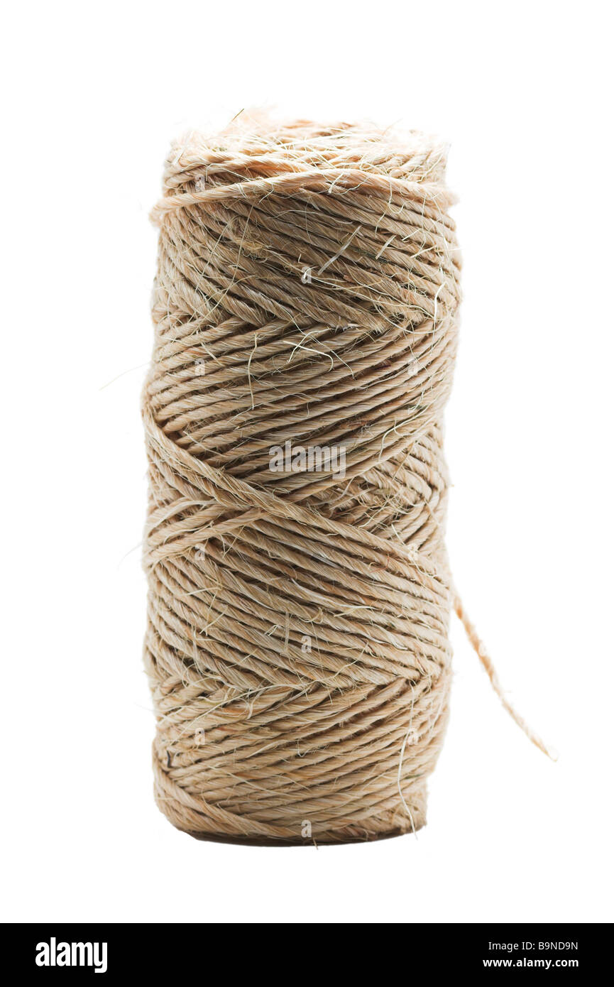 Jute twine string Stock Photo - Alamy