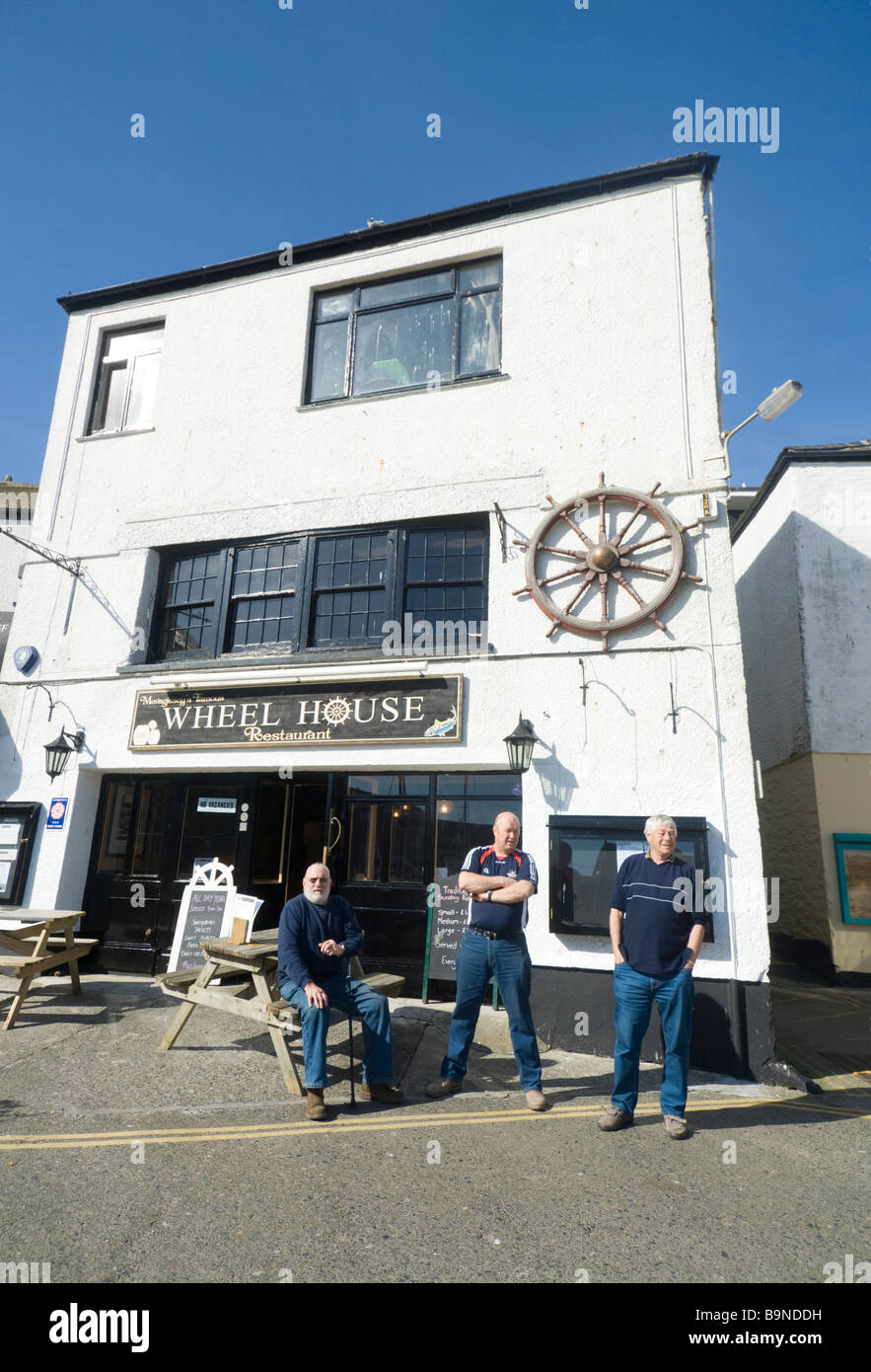 Wheel House Pub Mevagissey Cornwall UK Stock Photo - Alamy