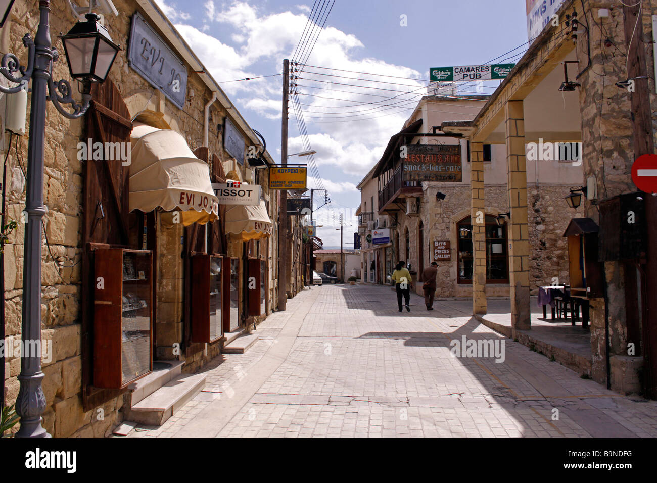 THE VILLAGE CENTRE OF POLIS ON THE ISLAND OF CYPRUS. 2009 Stock Photo ...