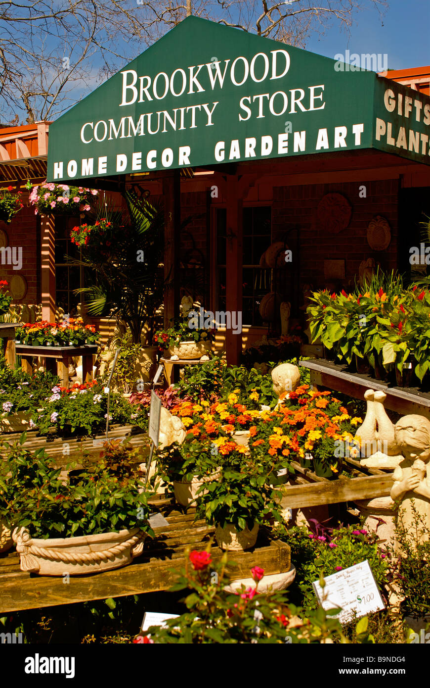 garden center in Old Town Spring Stock Photo - Alamy
