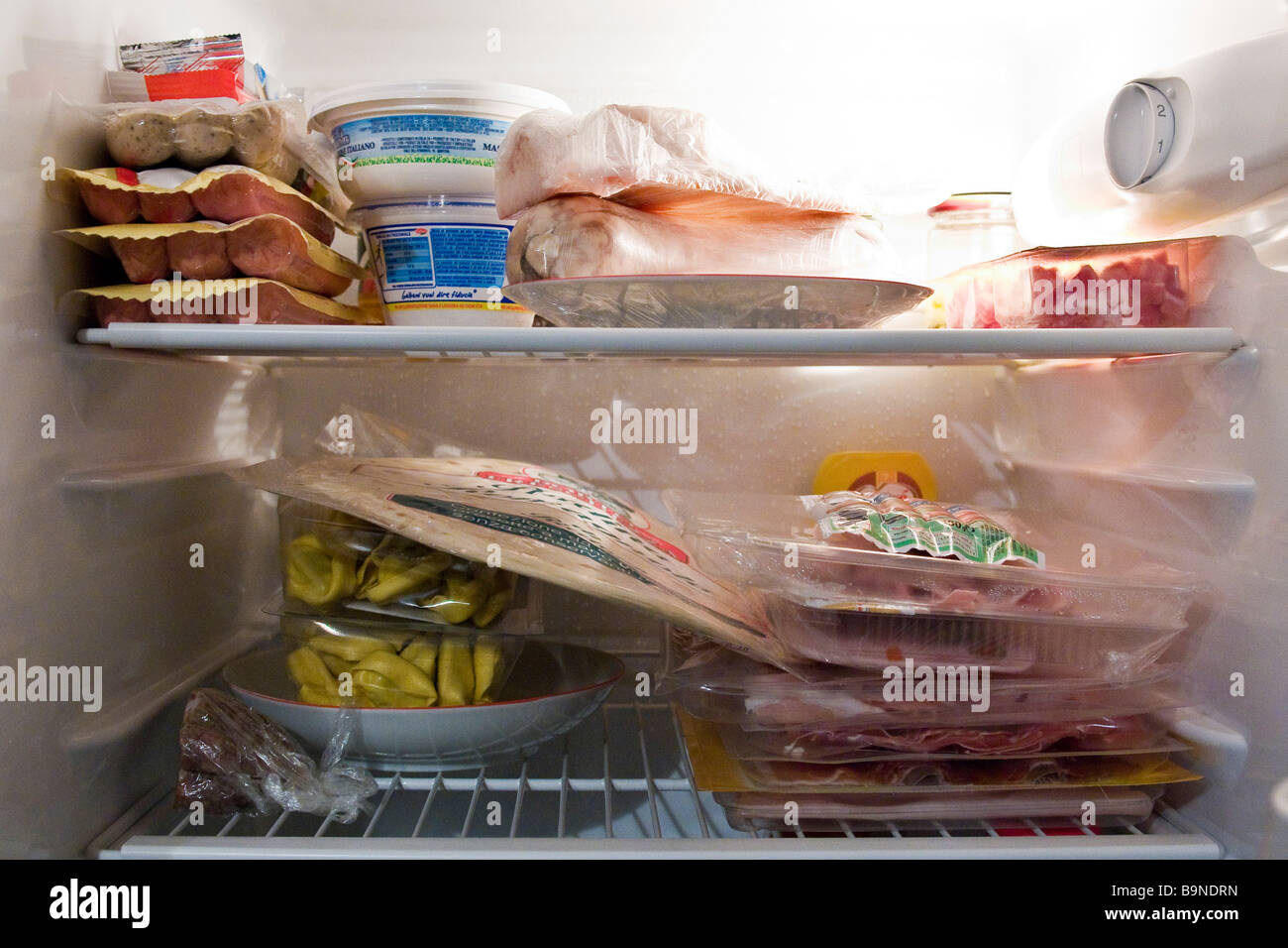 Food in the refrigerator Stock Photo - Alamy