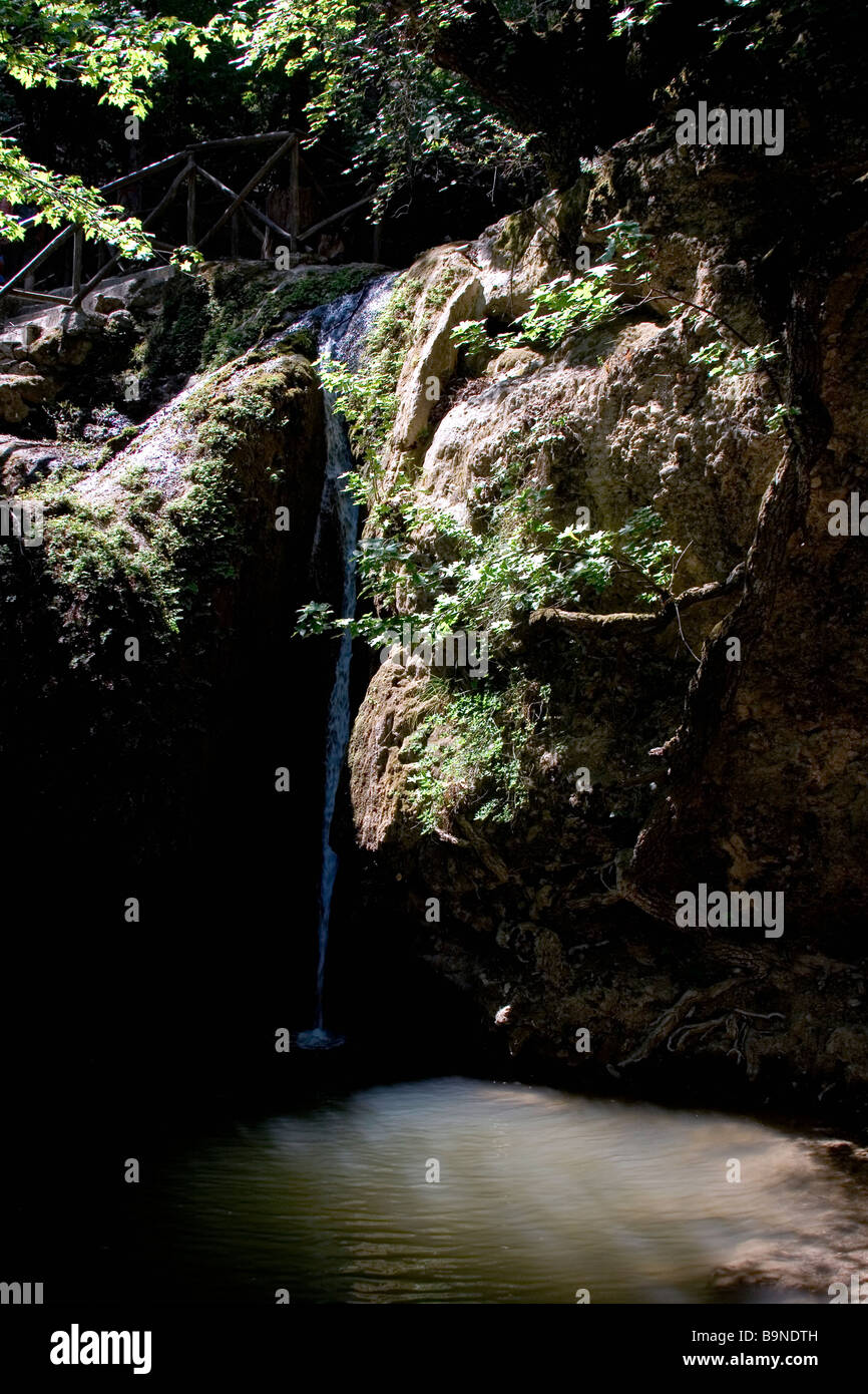 Rhodes - Greece - Waterfall Stock Photo - Alamy