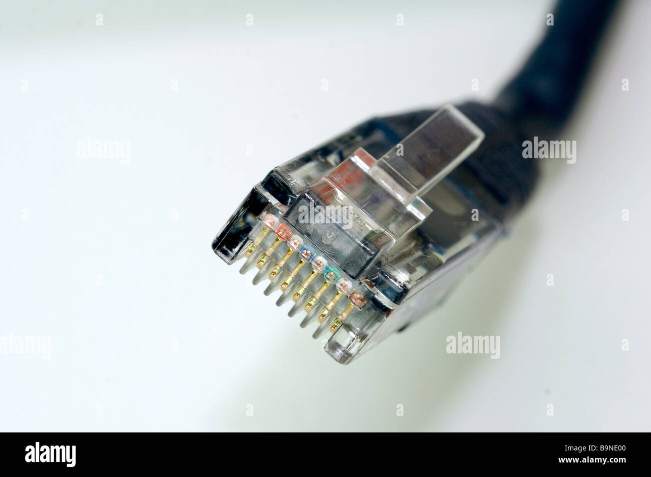 network cable RJ 45 Stock Photo - Alamy