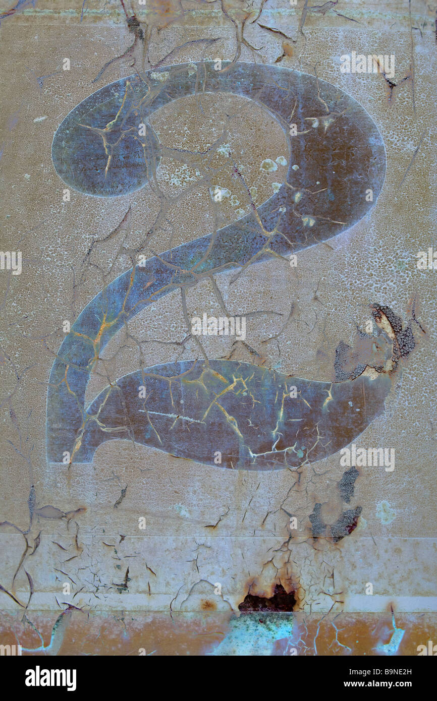 Number two 2 peeling hi-res stock photography and images - Alamy