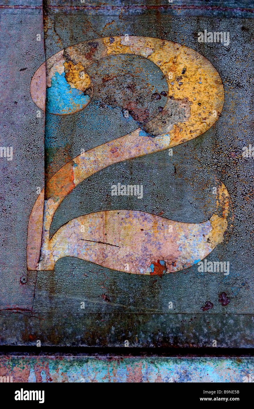 Number numeral 2 two Stock Photo - Alamy