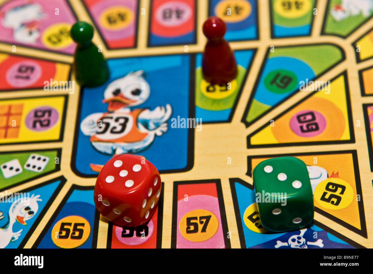 Goose game board hi-res stock photography and images - Alamy