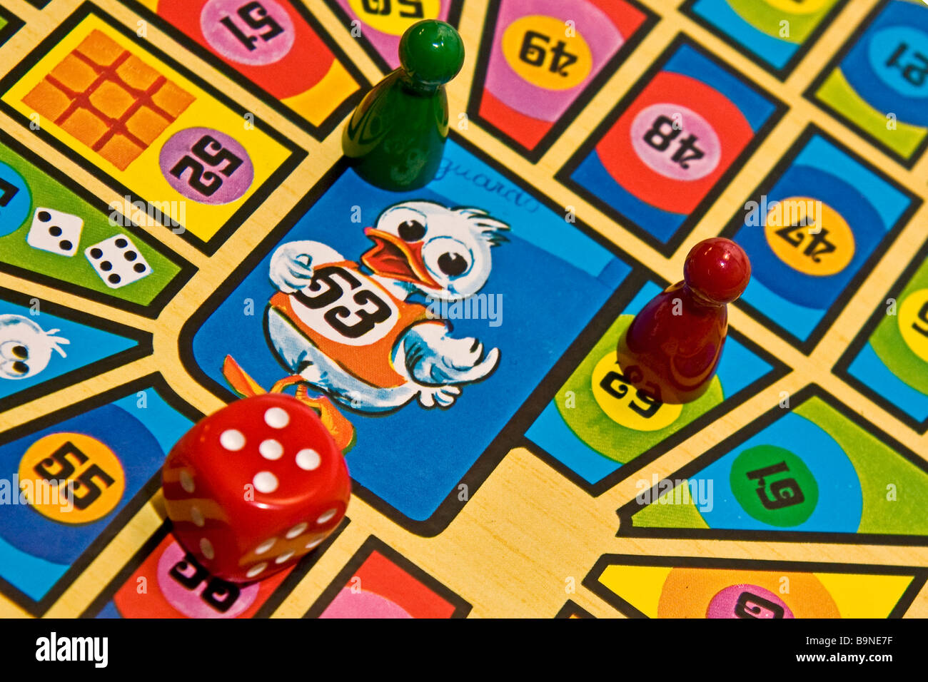 Games board goose hi-res stock photography and images - Alamy