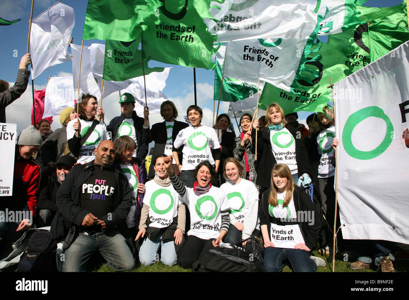 Earth first protest hi-res stock photography and images - Alamy