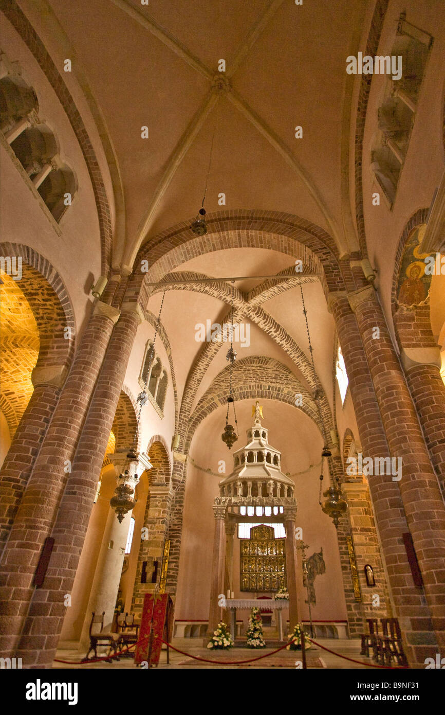 St Tryphon Cathedral interior Kotor Montenegro Europe Stock Photo - Alamy