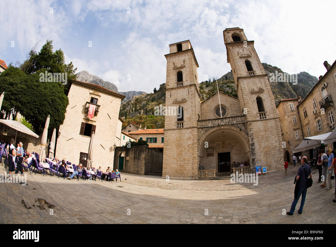 St Tryphon Cathedral exterior Kotor Montenegro Europe Stock Photo - Alamy