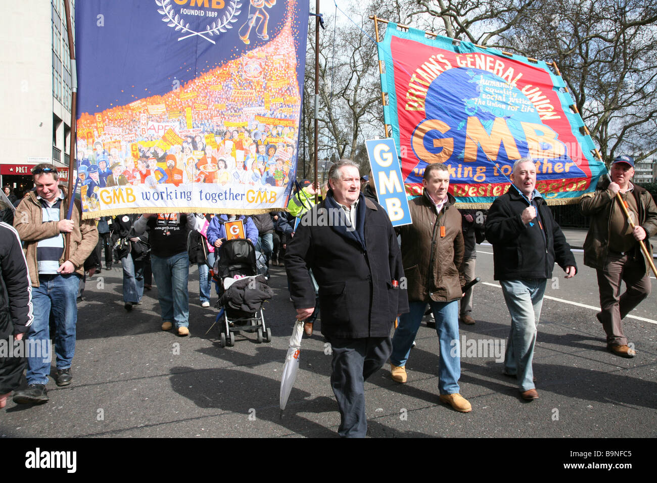 Put people first demonstration in London Stock Photo - Alamy