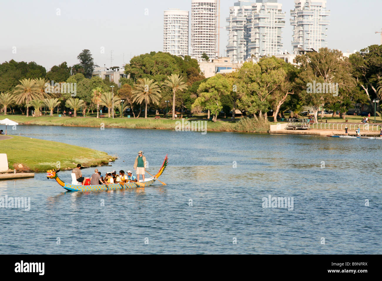 Israel Tel Aviv Yarkon River and park Stock Photo - Alamy