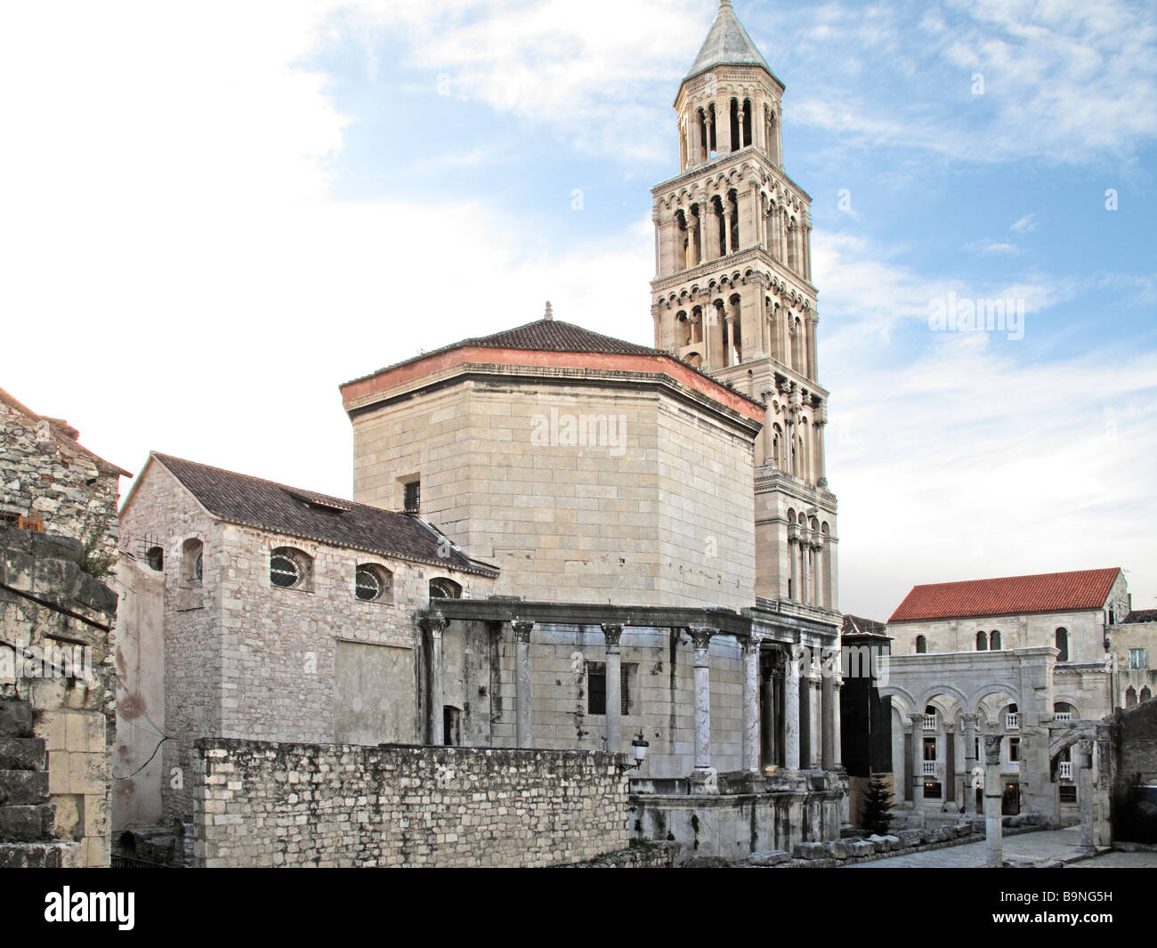 Croatia Dalmatia Split Cathedral of St Domnius Katedrala Sv Duje Stock ...