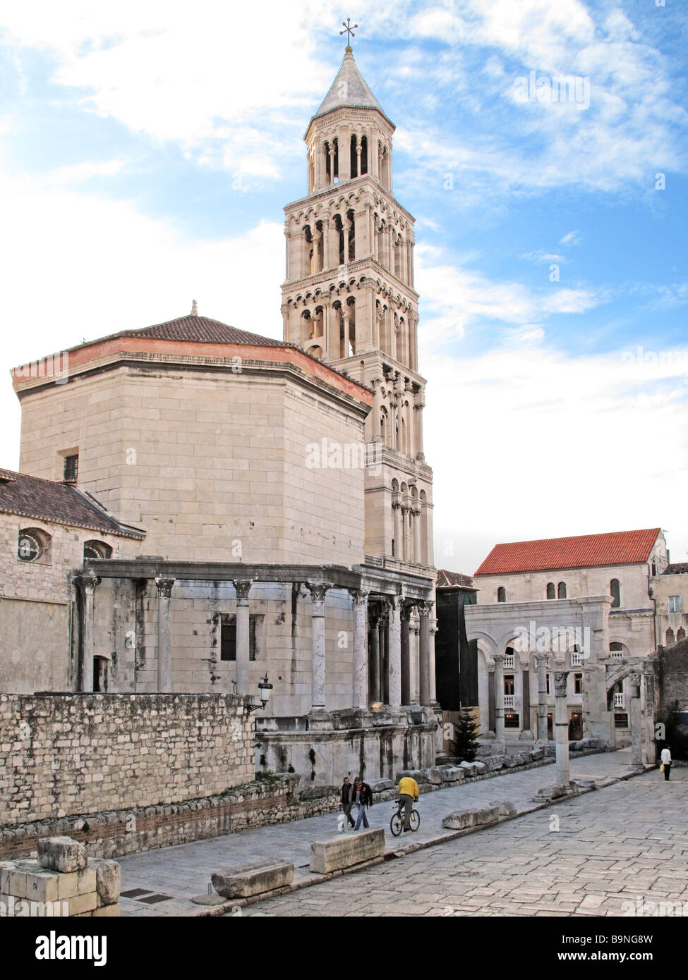 Croatia Dalmatia Split Cathedral of St Domnius Katedrala Sv Duje Stock ...