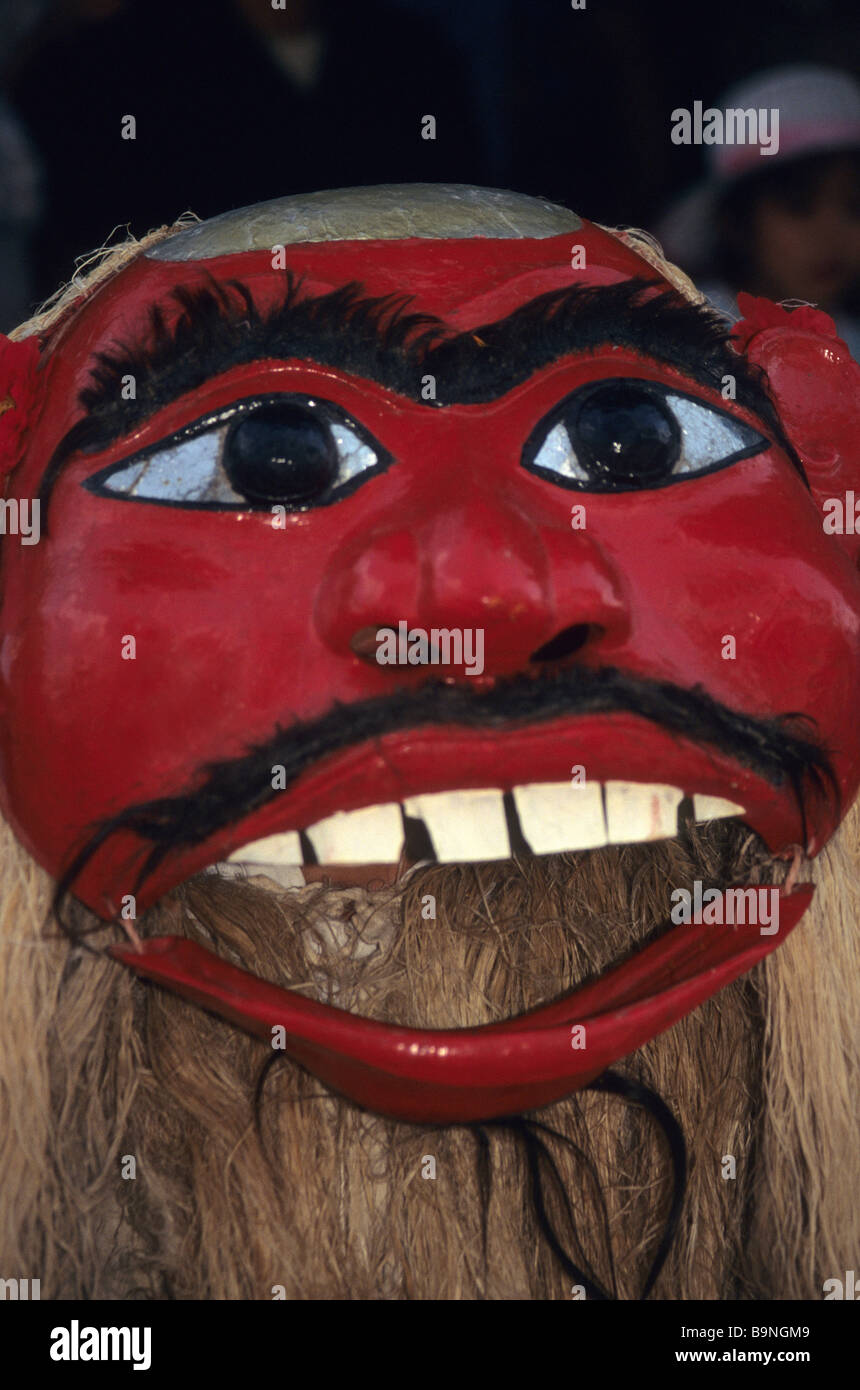 A traditional monster figure, central to the Phimai festival, Buddhist ...
