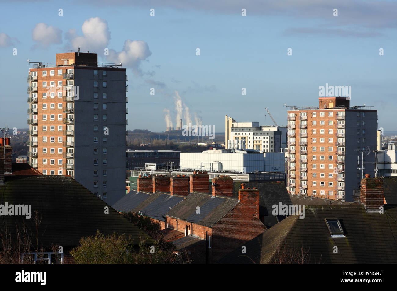 Nottingham city skyline hi-res stock photography and images - Alamy