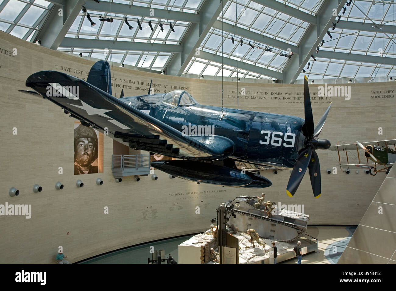 Marine Corps F4 U Corsair aircraft Stock Photo - Alamy