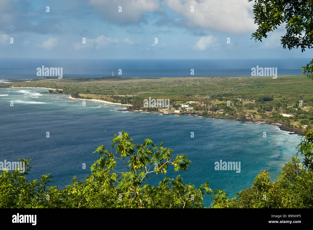 Kalaupapa Peninsula, home of Kalaupapa National Historical Park, from ...